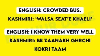 Funny Kashmiri takes on English dialogues - Koshur Dude